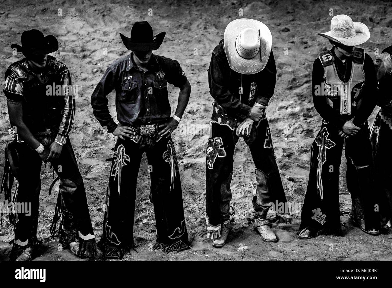 Cowboys sport, horse riding and bull riding, a strong circuit in ...