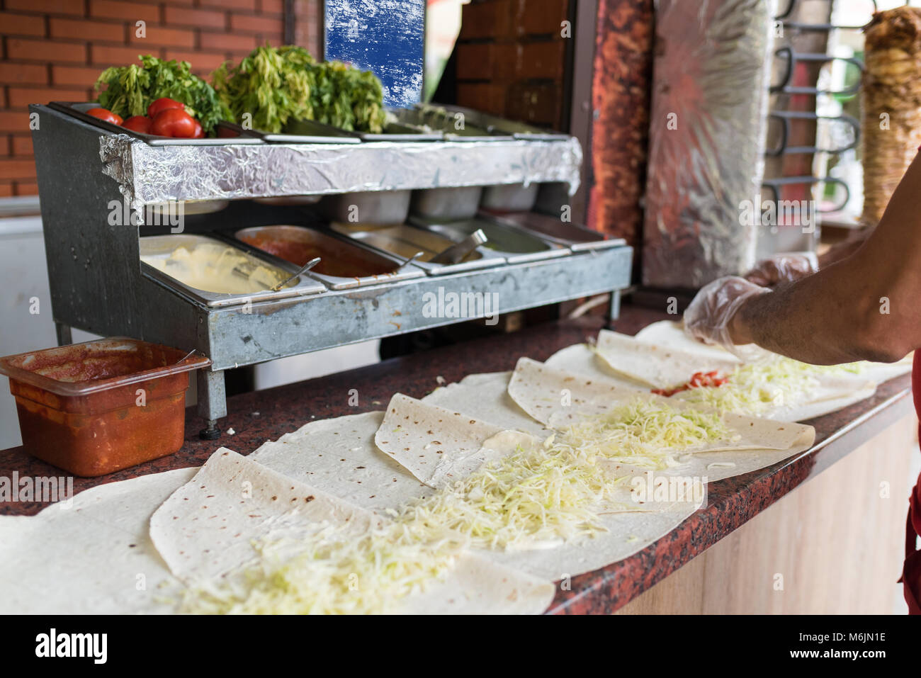 Shawarma hi-res stock photography and images - Alamy