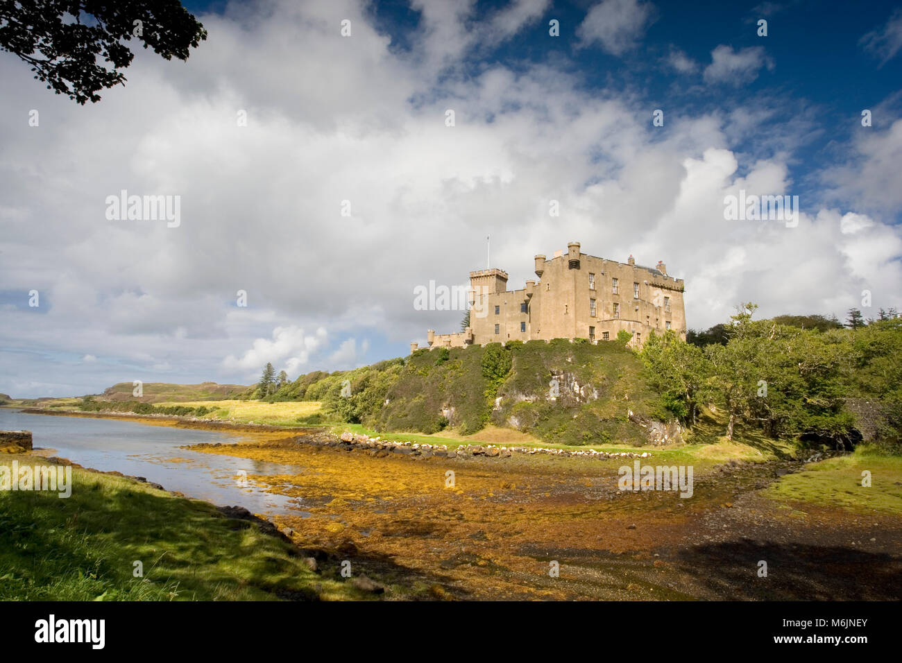 Dunvegan casle, Isle of Skye, Scotland, August Stock Photo - Alamy