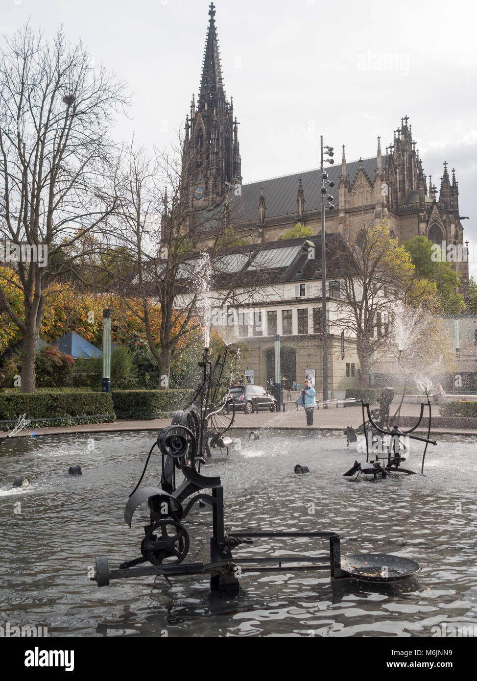 Basel Tinguely Fountain Stock Photo - Alamy