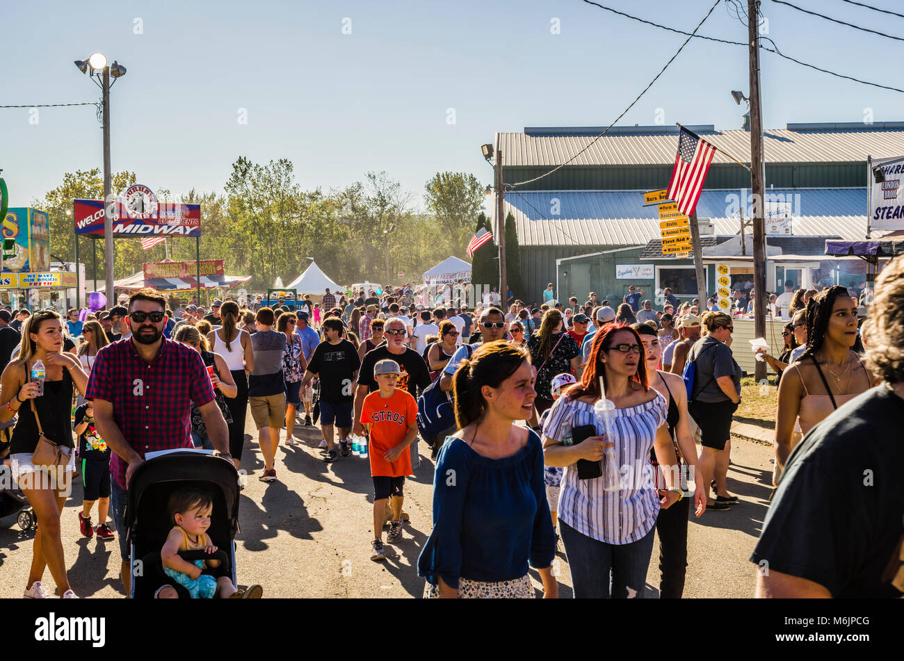 Durham Agricultural Fair Association Durham, Connecticut, USA Stock ...