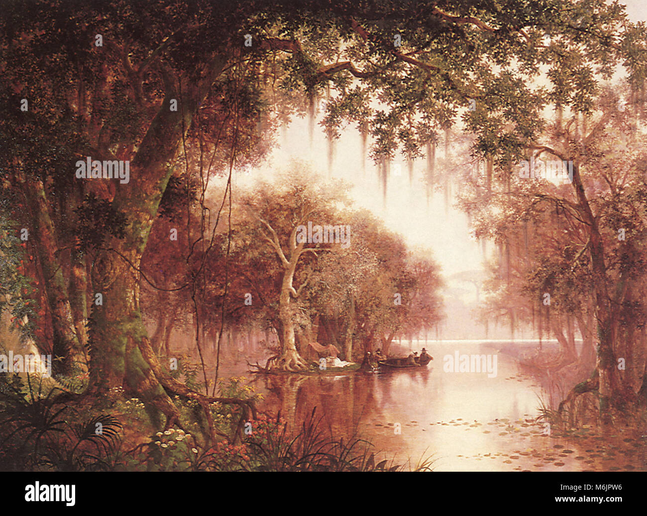 Land of Evangeline, Meeker, Joseph Rusling, 1874 Stock Photo - Alamy