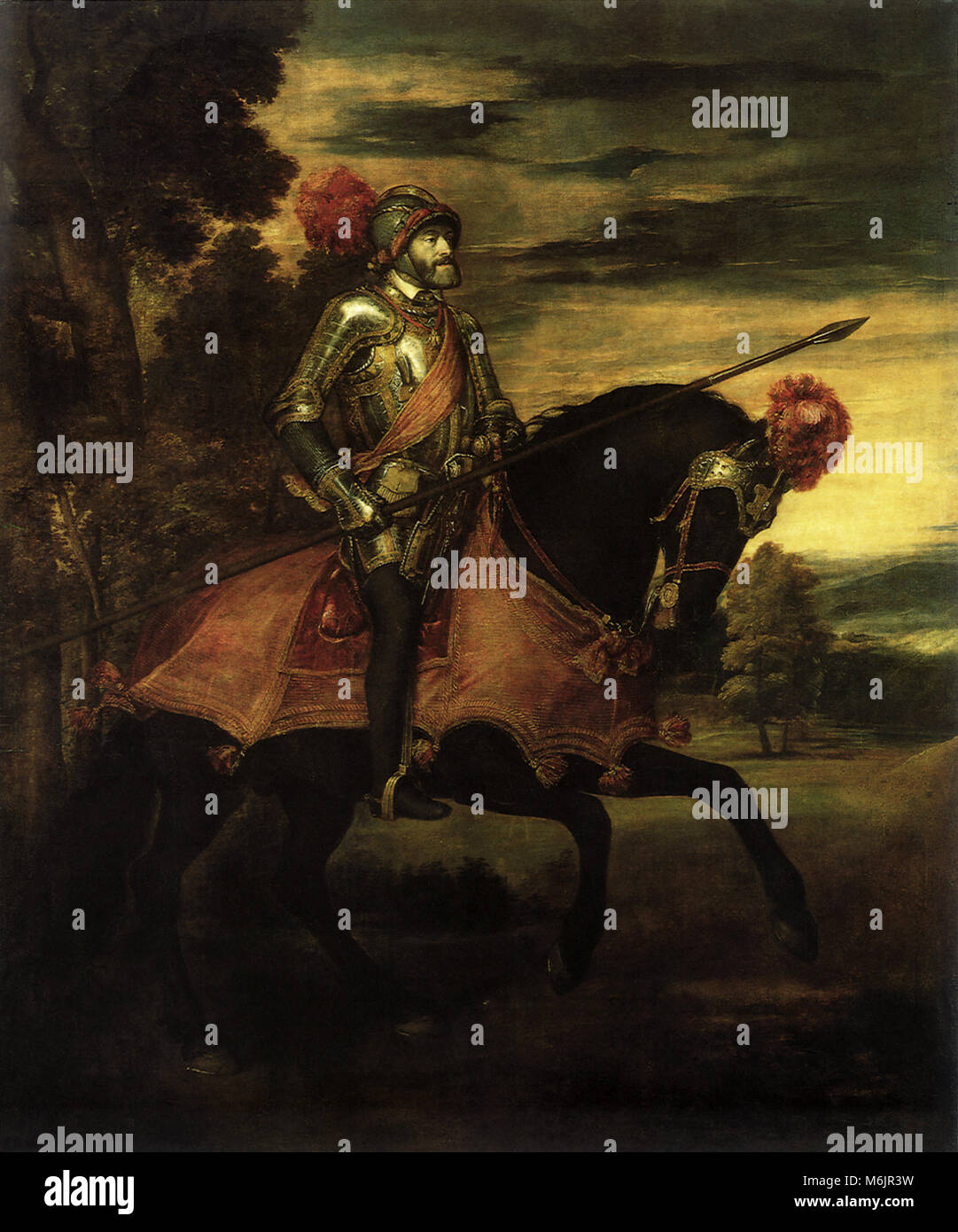 The Emperor 1548, Titian, 1548 Stock Photo - Alamy