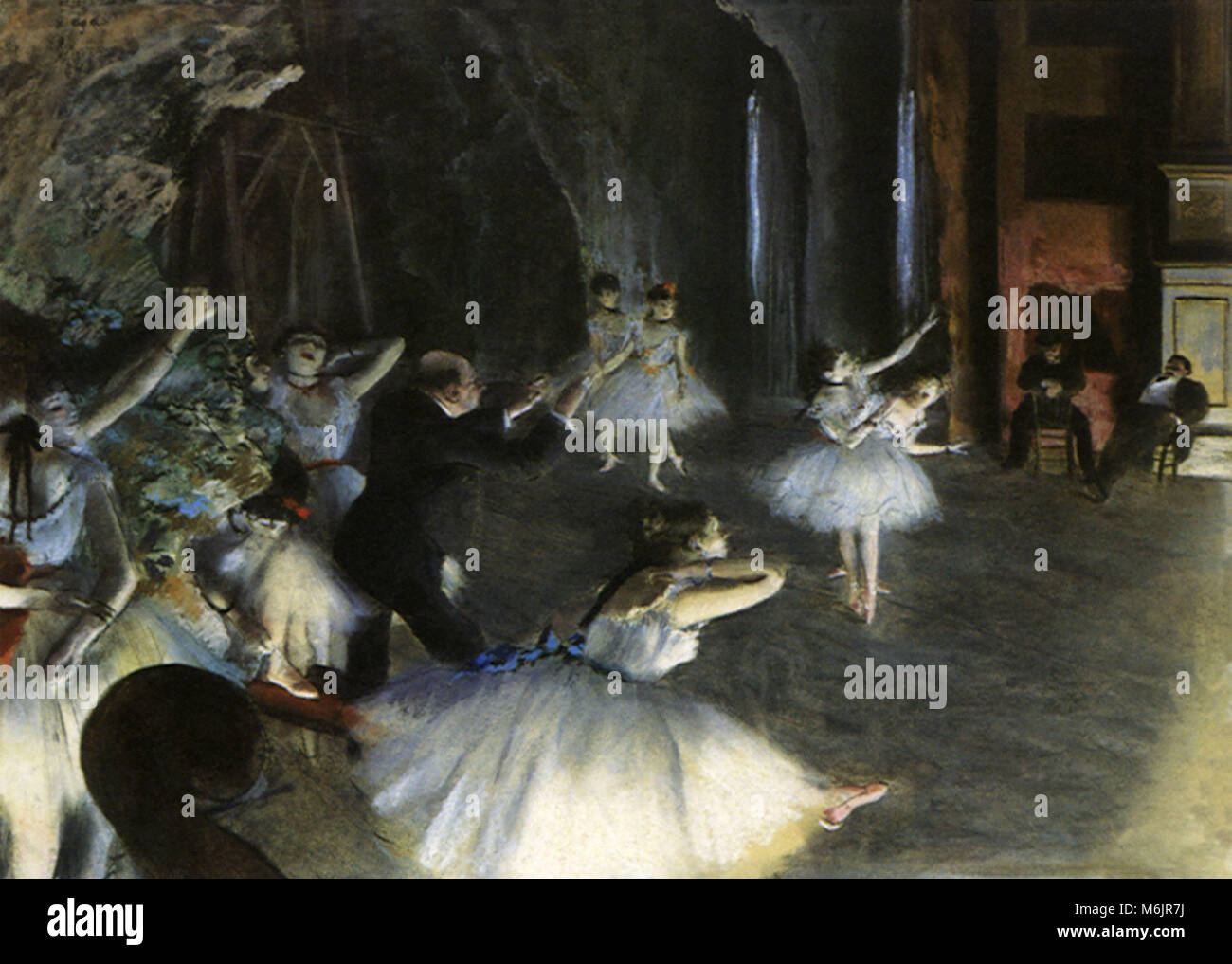 Edgar Degas Ballet Rehearsal 1874