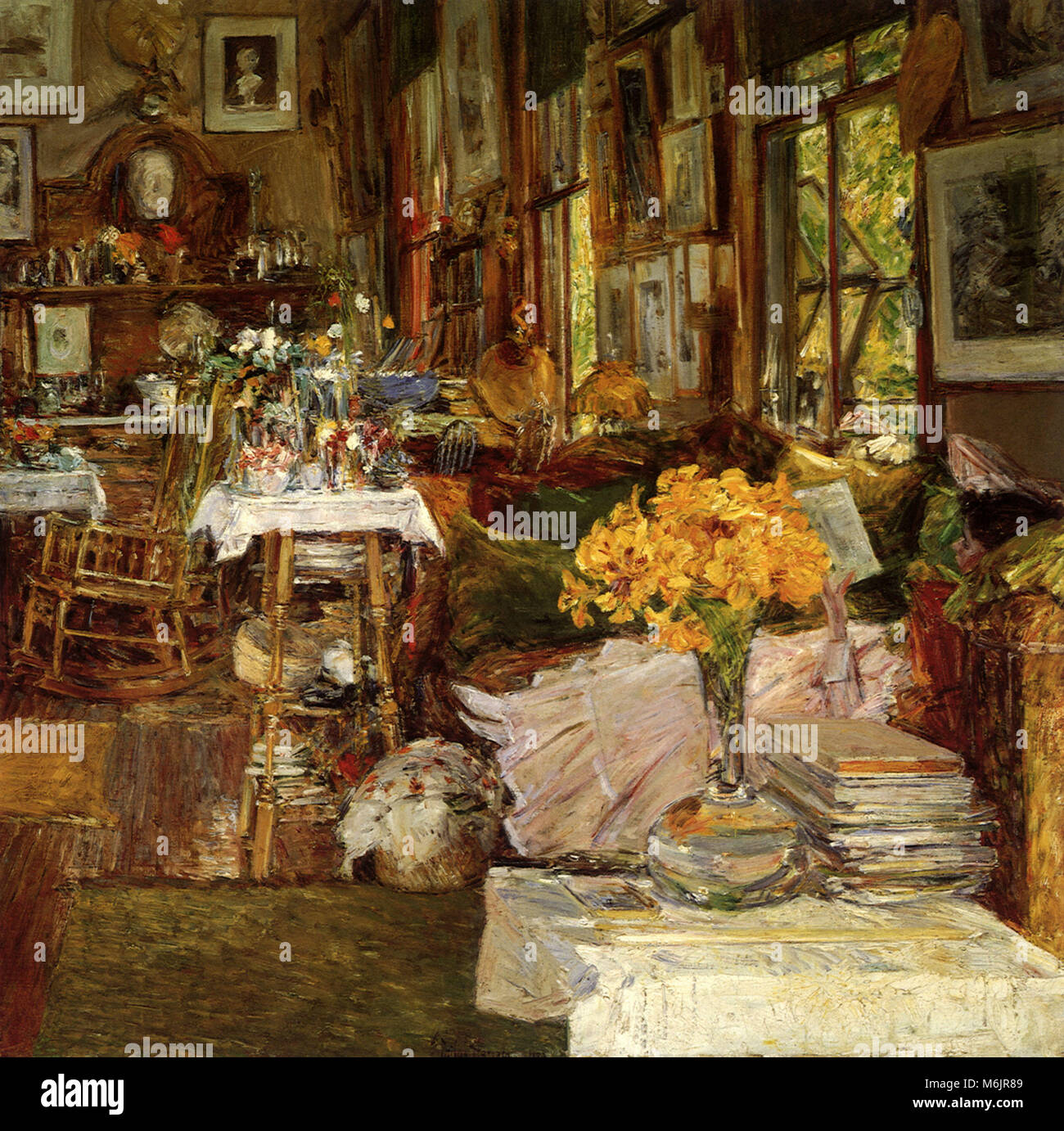 Childe hassam painting hi-res stock photography and images - Alamy