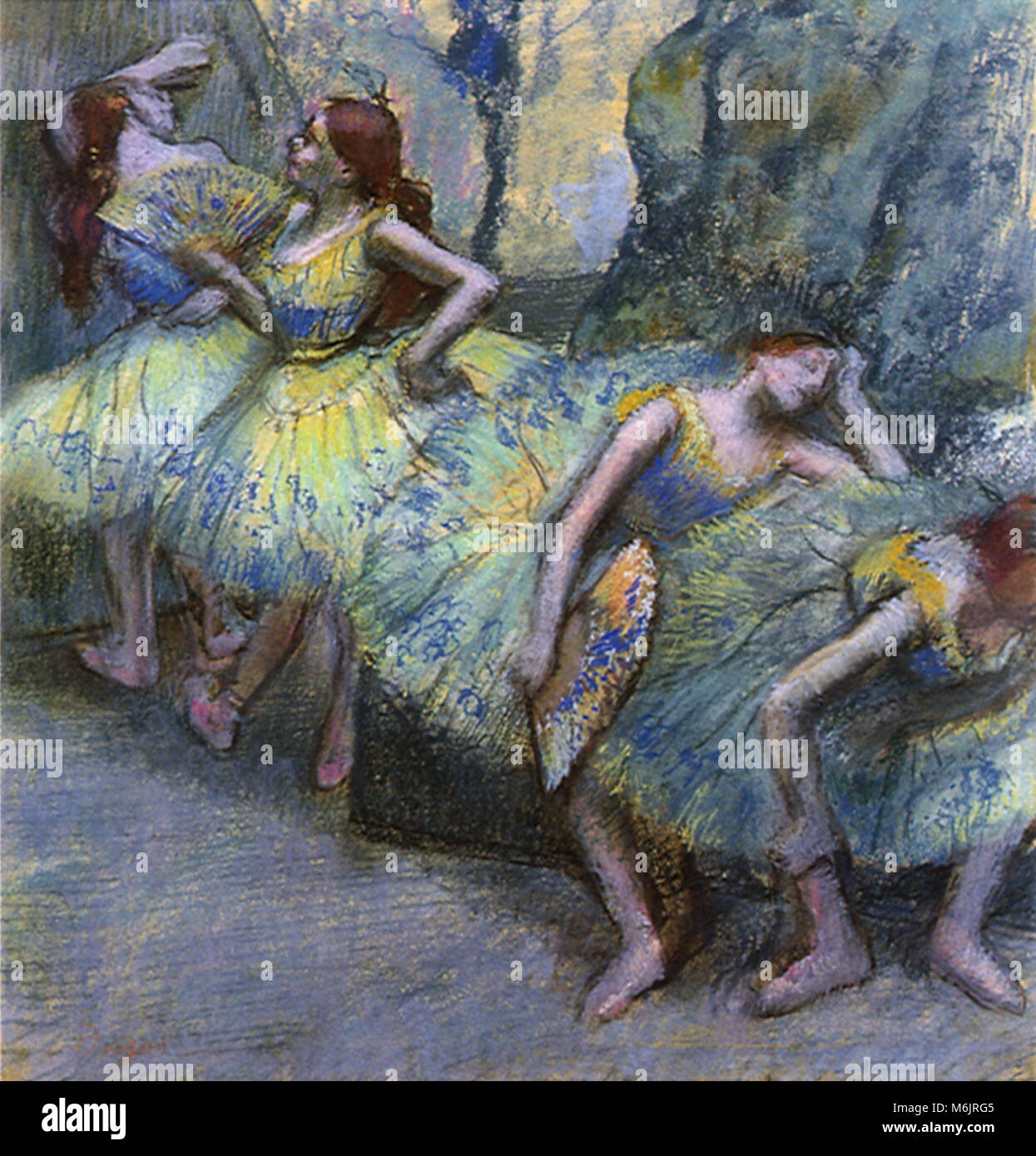 Dancers in the Wings, Degas, Edgar, 1898 Stock Photo - Alamy