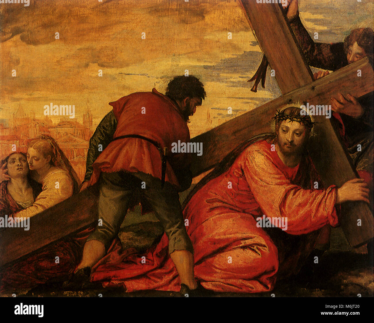 Jesus Falls under the Weight of the Cross, Veronese and Studio, 1560 ... Jesus Falls under the Weight of the Cross, Veronese and Studio, 1560 ...
