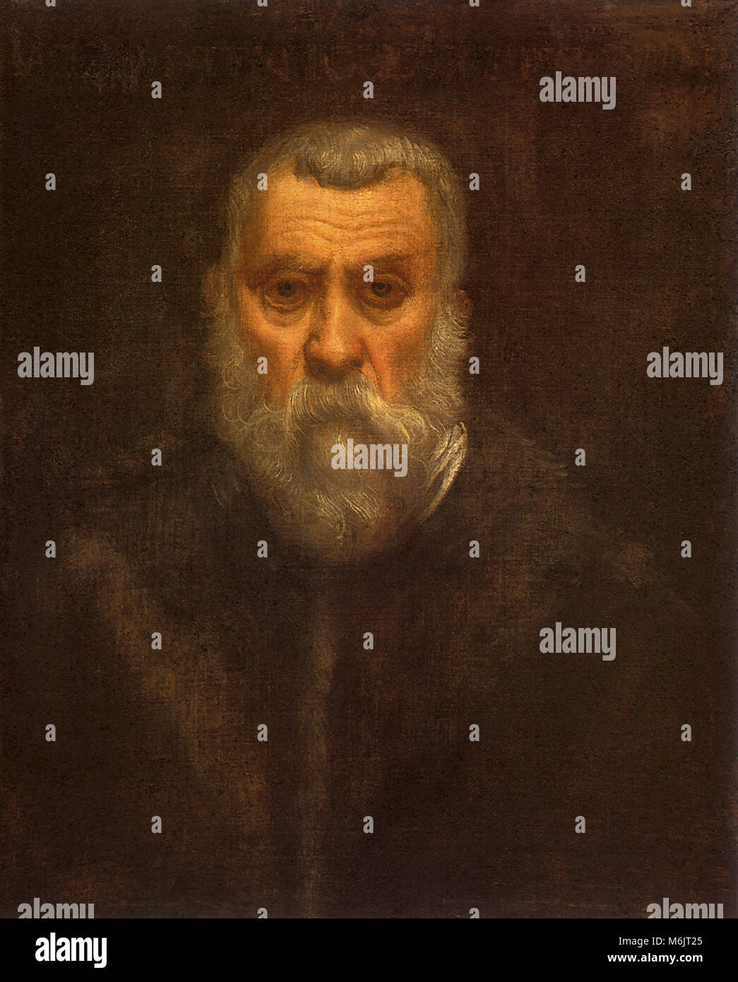 Self Portrait of Tintoretto, Tintoretto, Jacopo Robusti, 1560 Stock Photo - Alamy