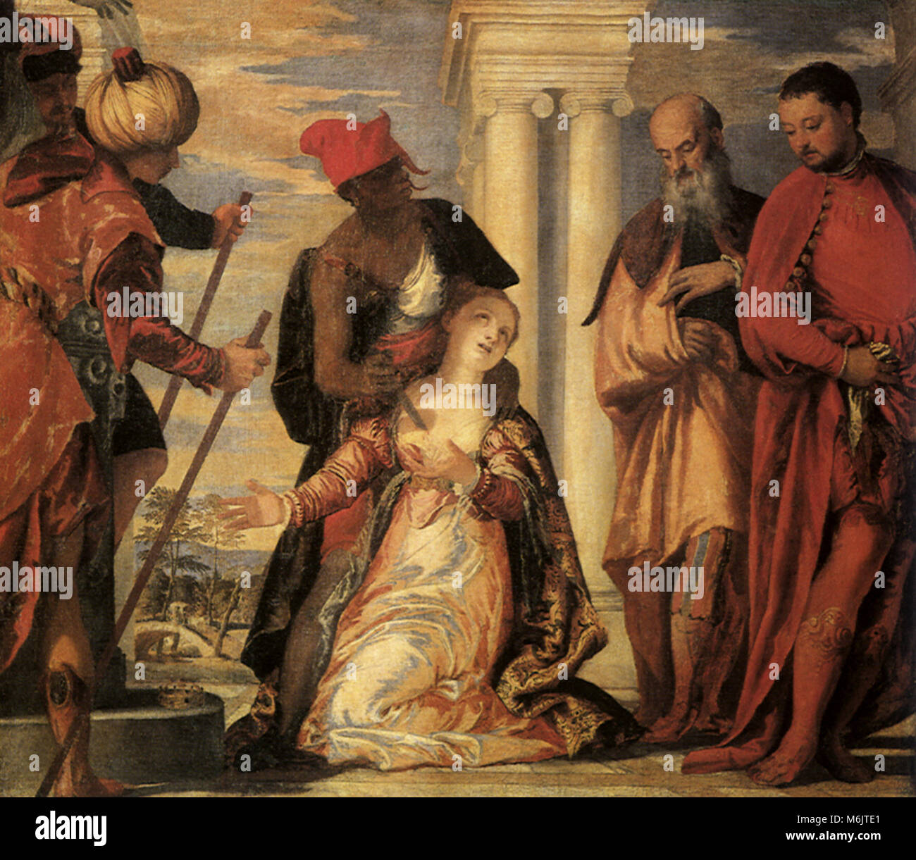 The Martyrdom of Saint Justina, Veronese, Paolo Caliari, 1570 Stock ...