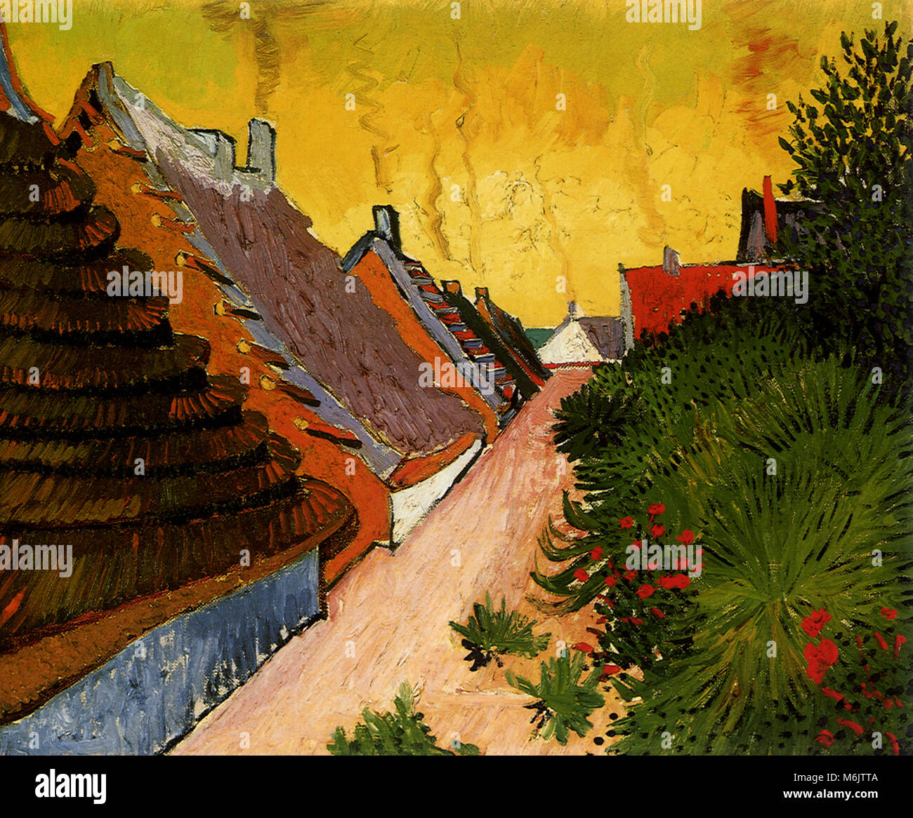 Street in Saintes-Maries, Van Gogh, Vincent Willem, 1888 Stock Photo ...