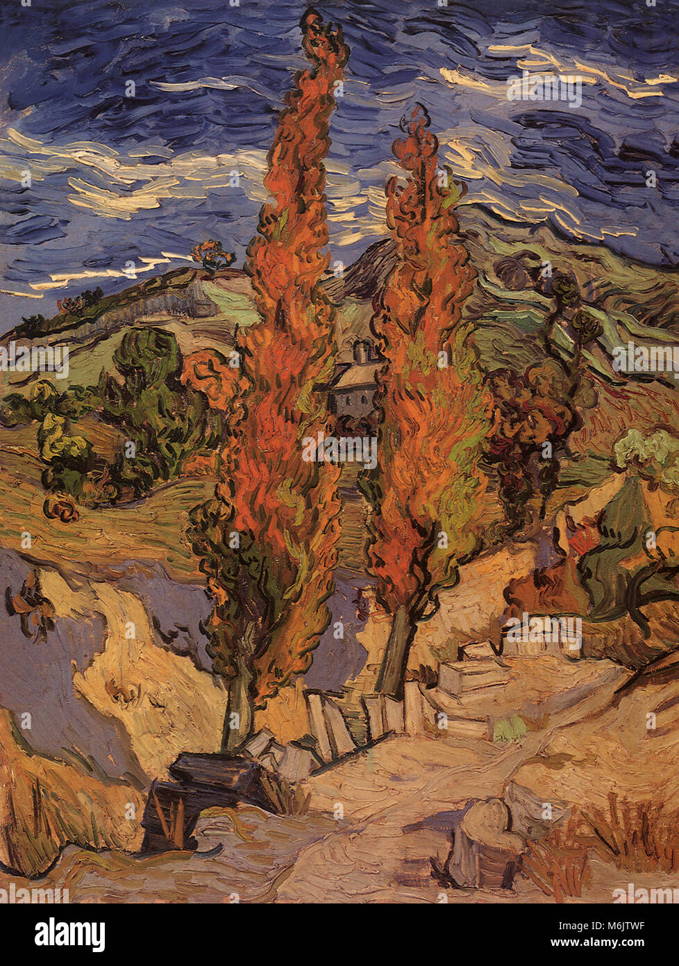 Poplars gogh hi-res stock photography and images - Alamy