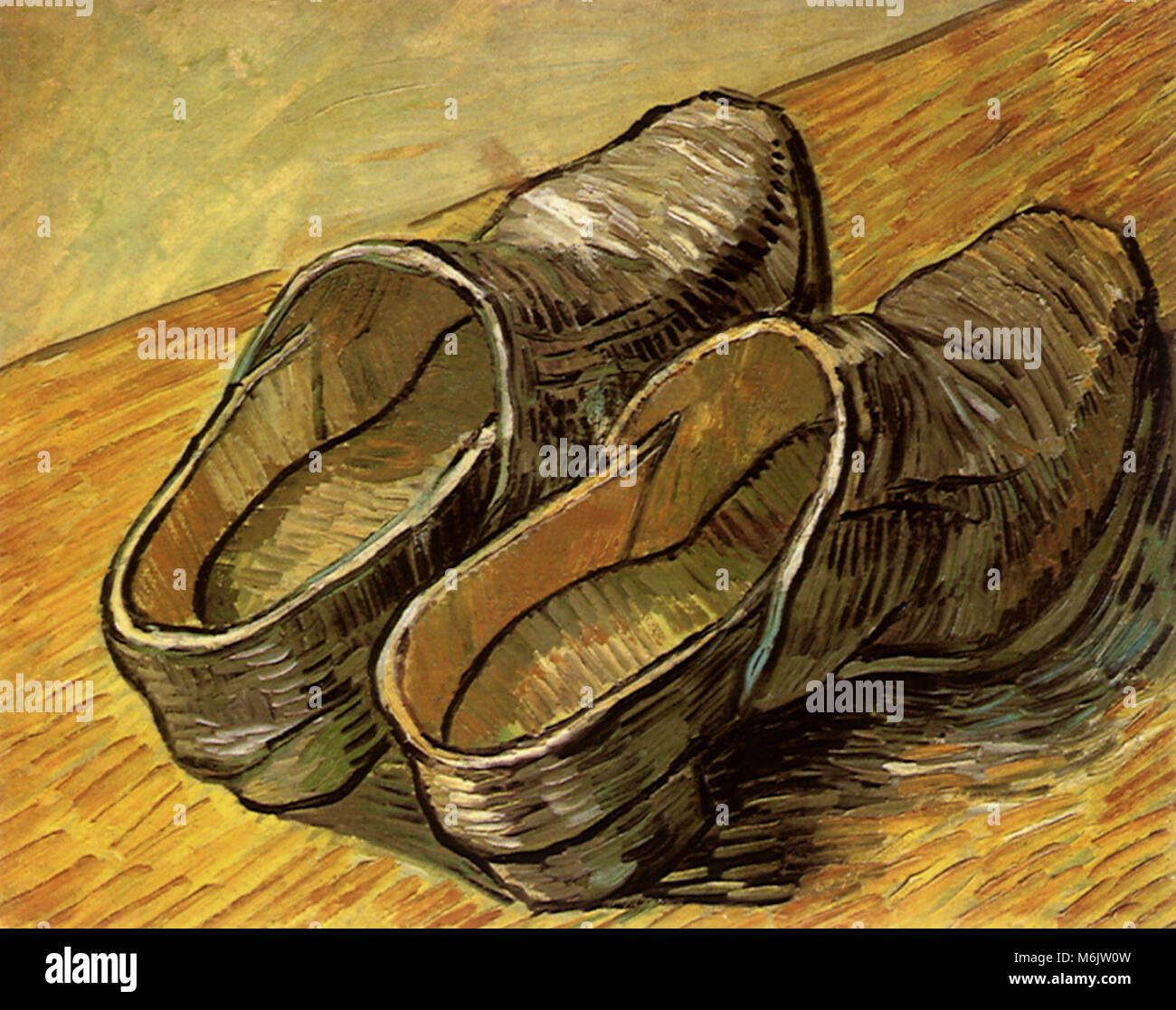 A Pair of Wooden Clogs, Van Gogh, Vincent Willem, 1888 Stock Photo - Alamy