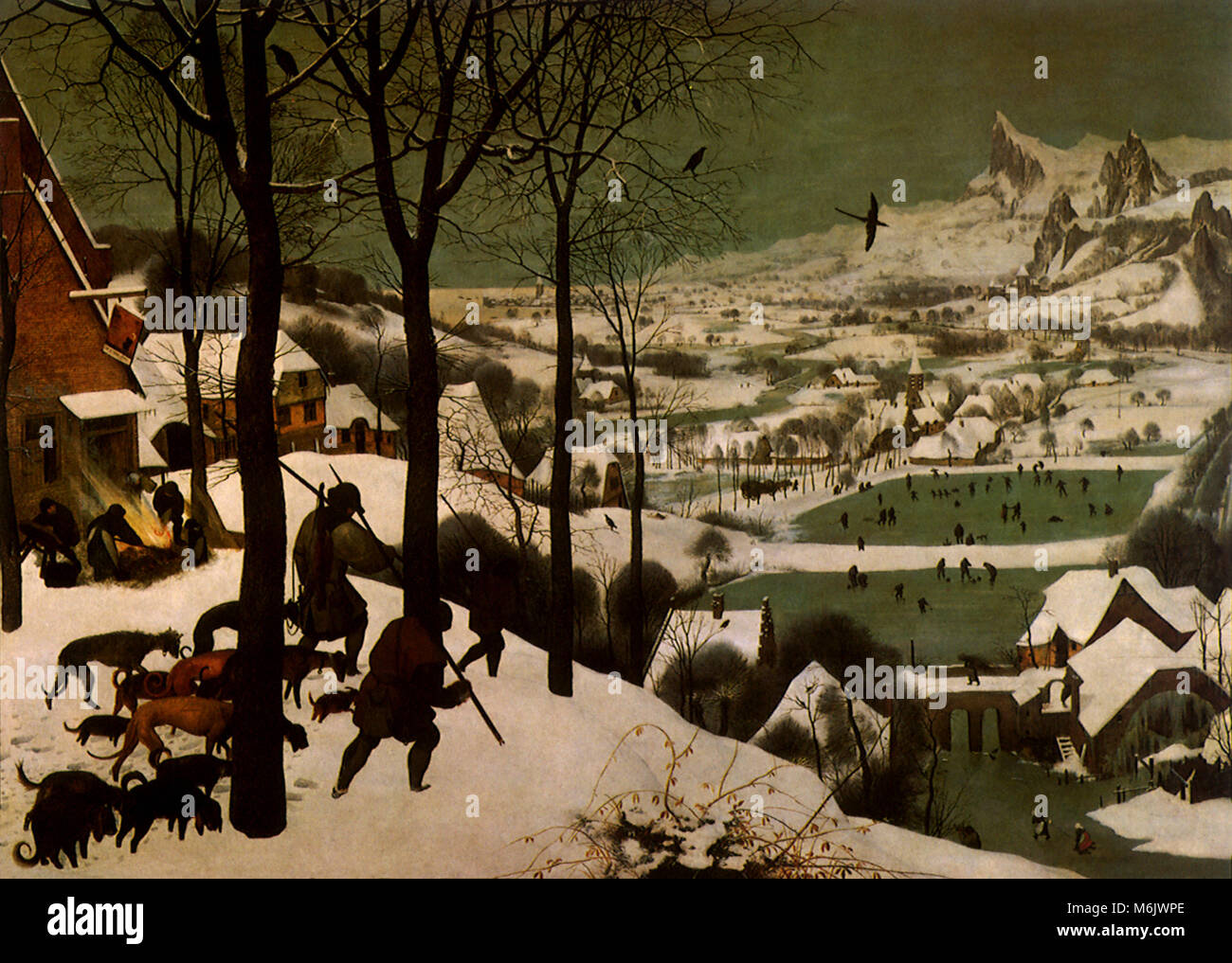 Hunters in the snow bruegel hi-res stock photography and images - Alamy