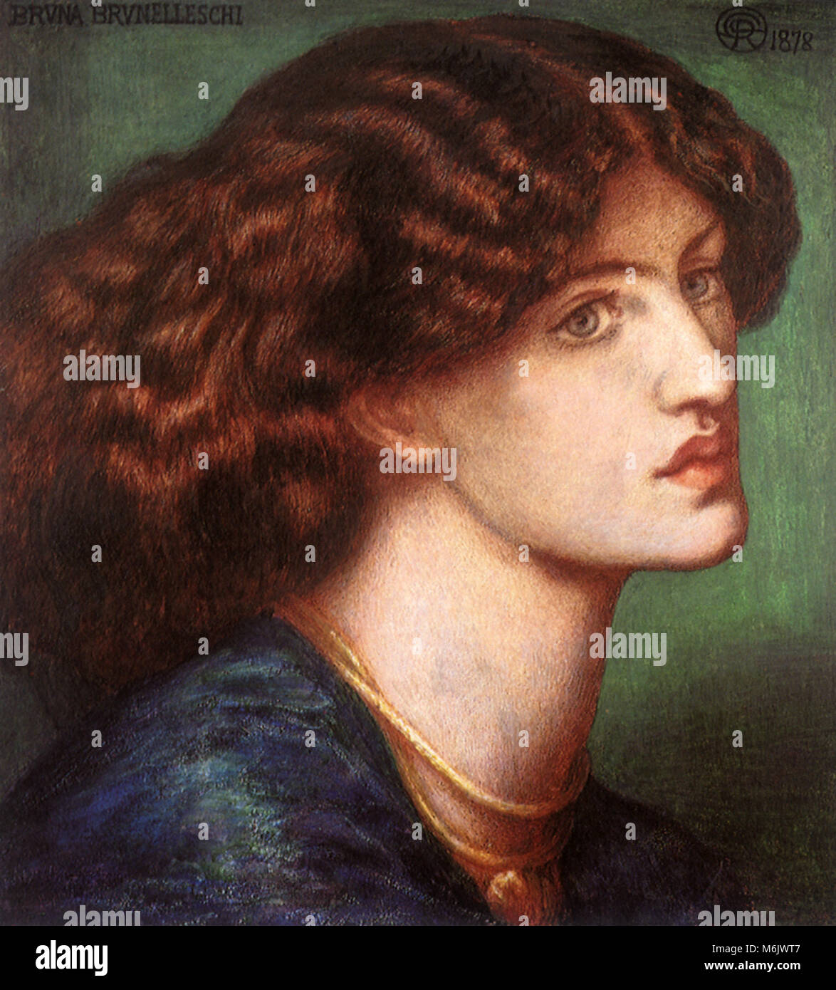 Bruna Brunelleschi, Rossetti, Gabriel Charles Dant, 1878 Stock Photo ...