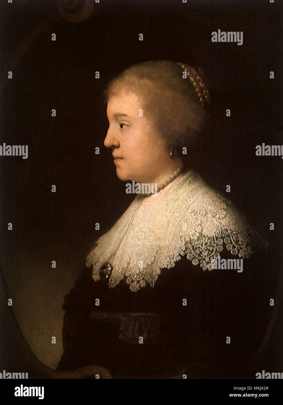 Amalia von Solms, Rembrandt, Harmensz van Rijn, 1632 Stock Photo - Alamy