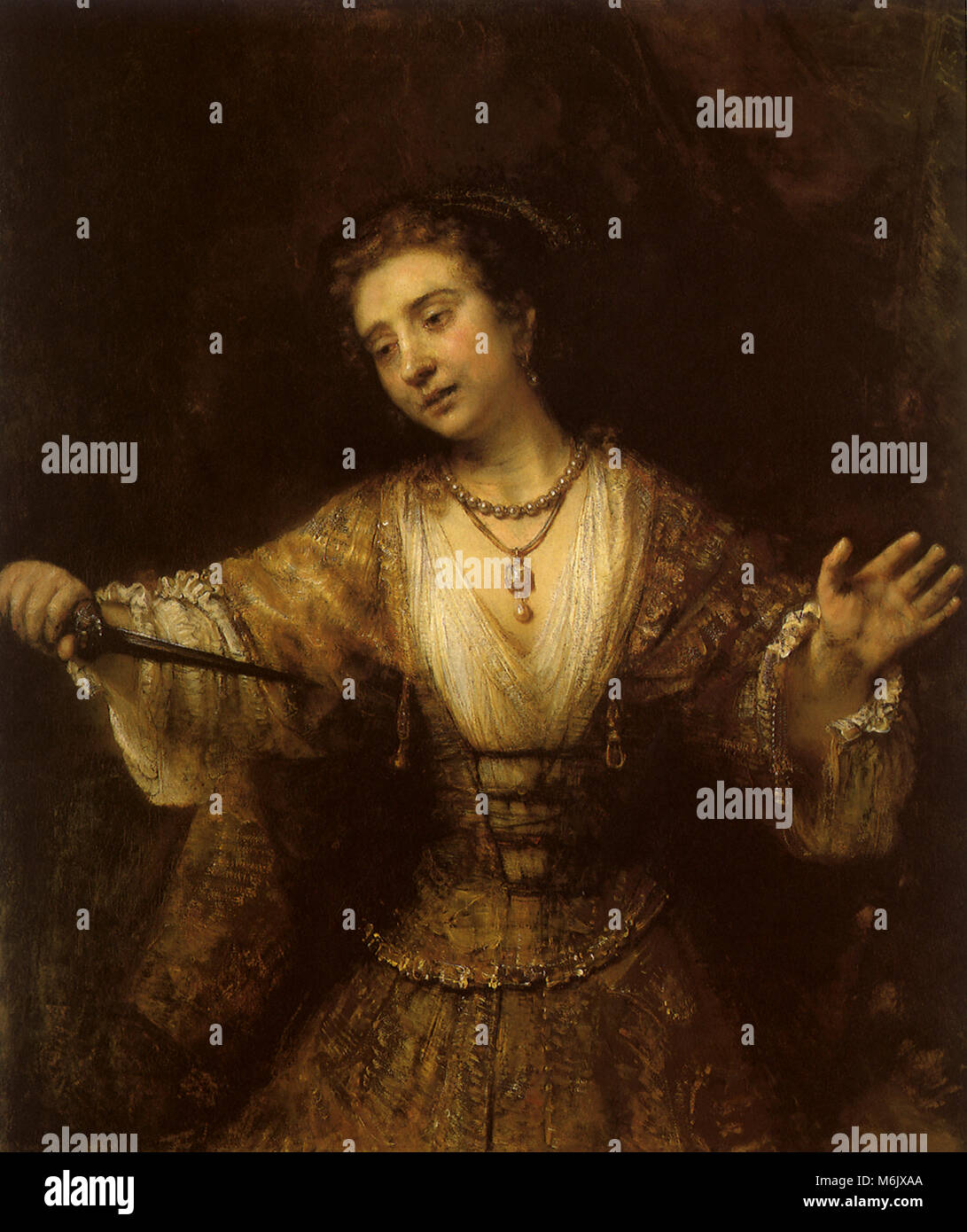 Lucretia rembrandt van rijn 1664 hi-res stock photography and images ...