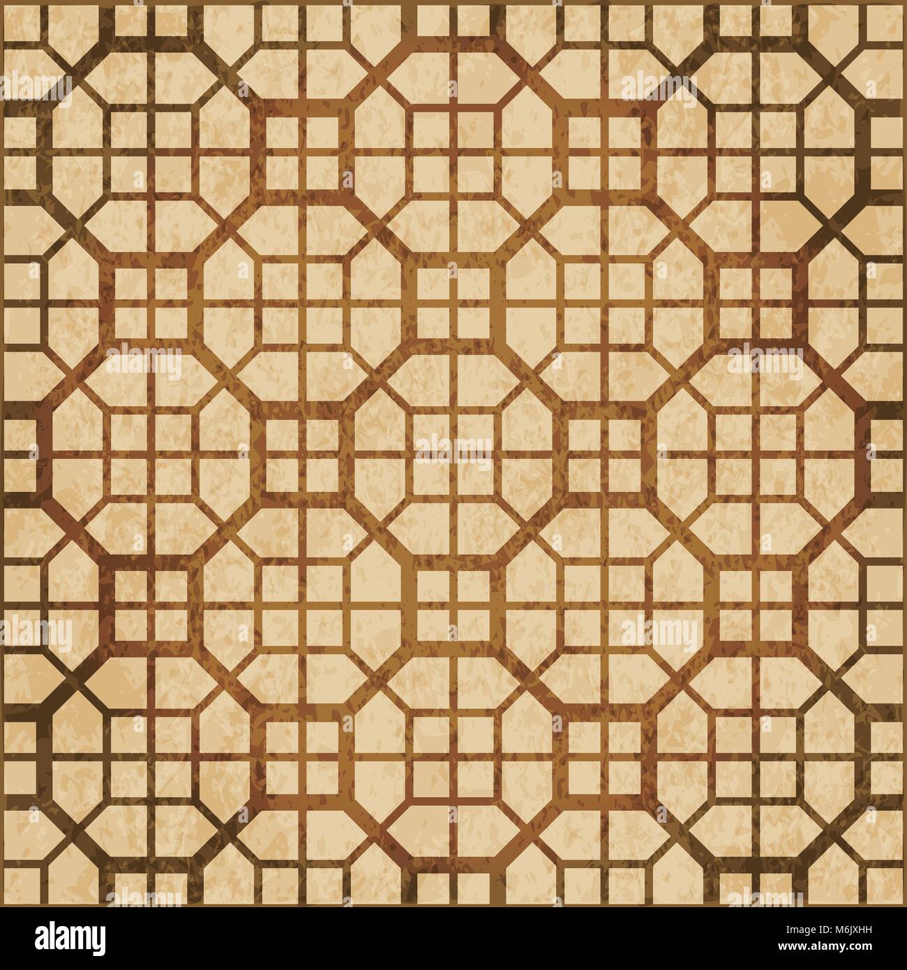 Retro brown Islam seamless geometry pattern background eastern style ...
