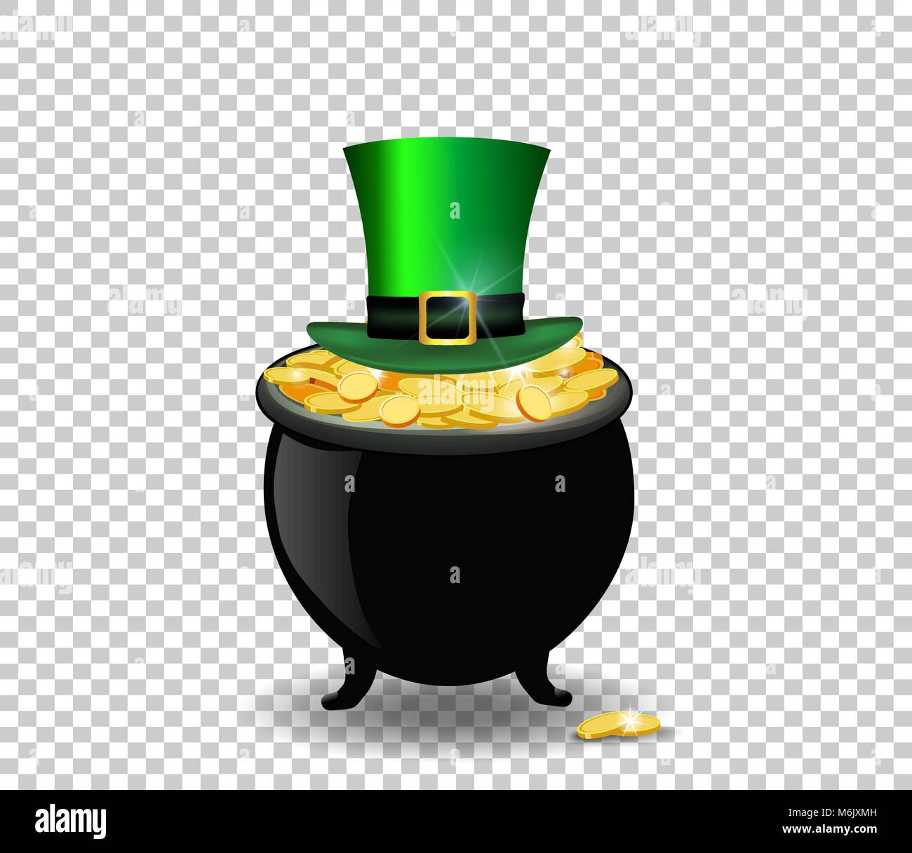 Leprechaun With Gold Clip Art
