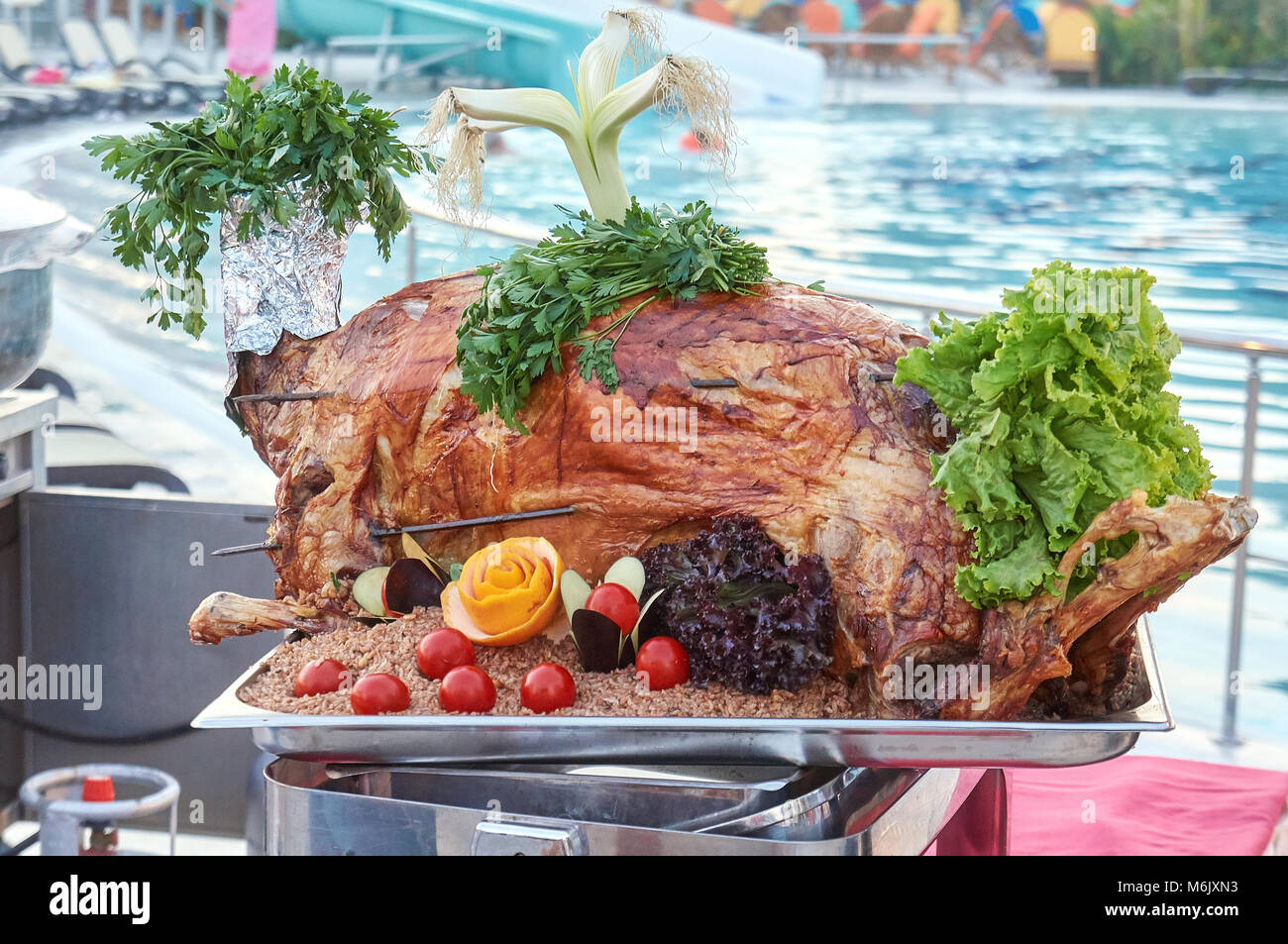 Roasted whole sheep hi-res stock photography and images - Alamy