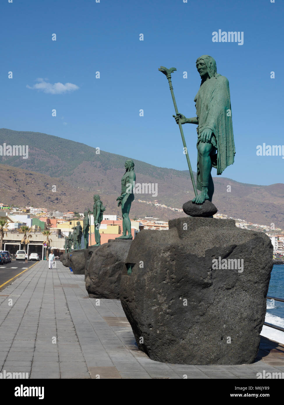 Tenerife, Canary Islands - Candelaria, where statues of the pre ...