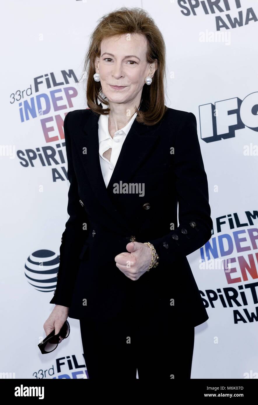 Lally Graham Weymouth attends the Film Independent Spirit Awards in a ...