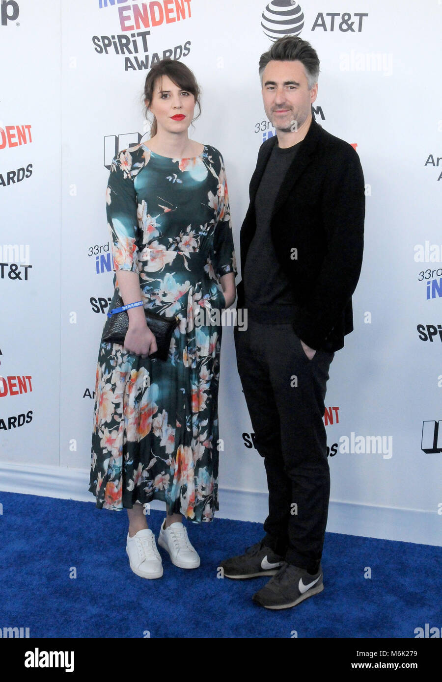 SANTA MONICA, CA - MARCH 03: (L-R) Alice Birch and director William ...