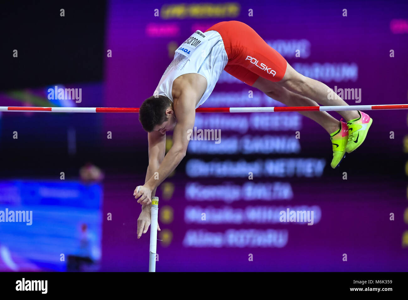 Birmingham, UK. 4th Mar, 2018. Pawel Wojciechowski (POL) in Men's Pole ...