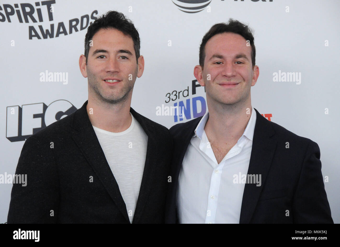 SANTA MONICA, CA - MARCH 03: (L-R) Producers Adam Mirels and Robbie ...