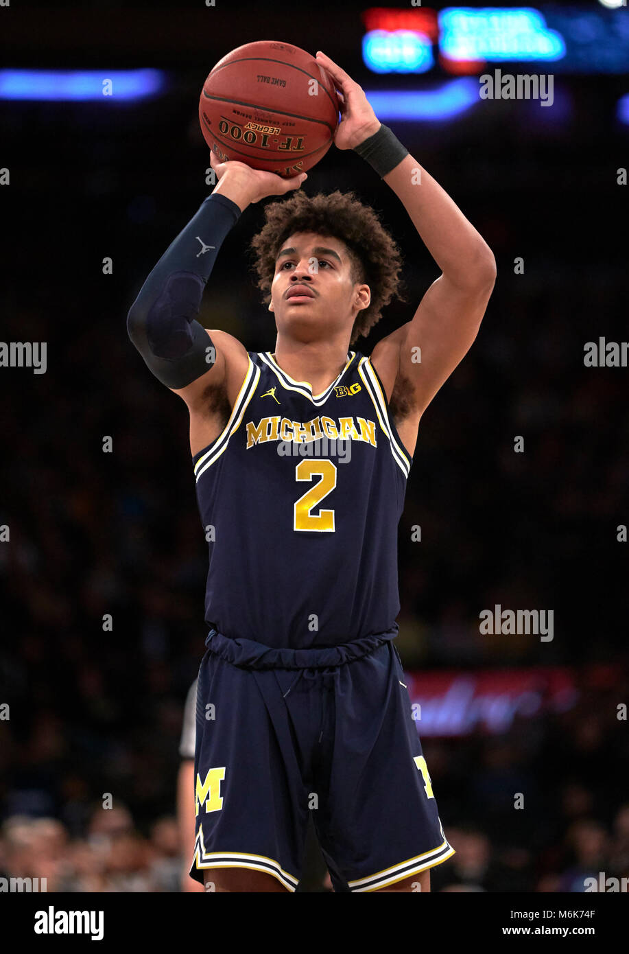 New York, New York, USA. 4th Mar, 2018. Michigan Wolverines guard ...