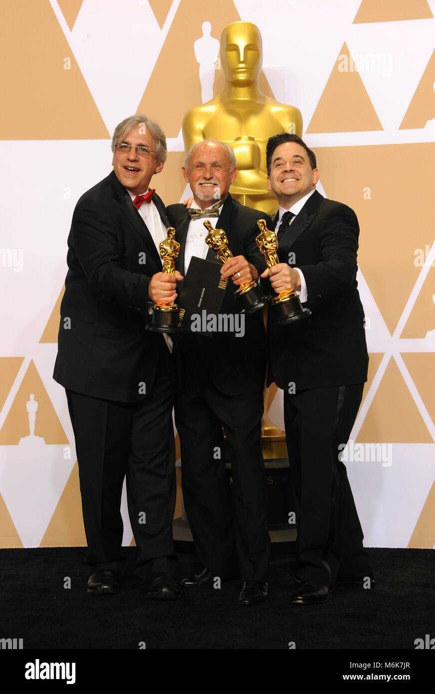 Los Angeles, CA, USA. 4th Mar, 2018. Mark Weingarten, Gregg Landaker ...