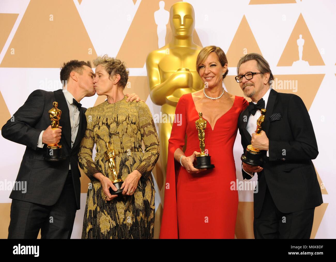 Los Angeles, CA, USA. 4th Mar, 2018. Sam Rockwell, Frances McDormand ...