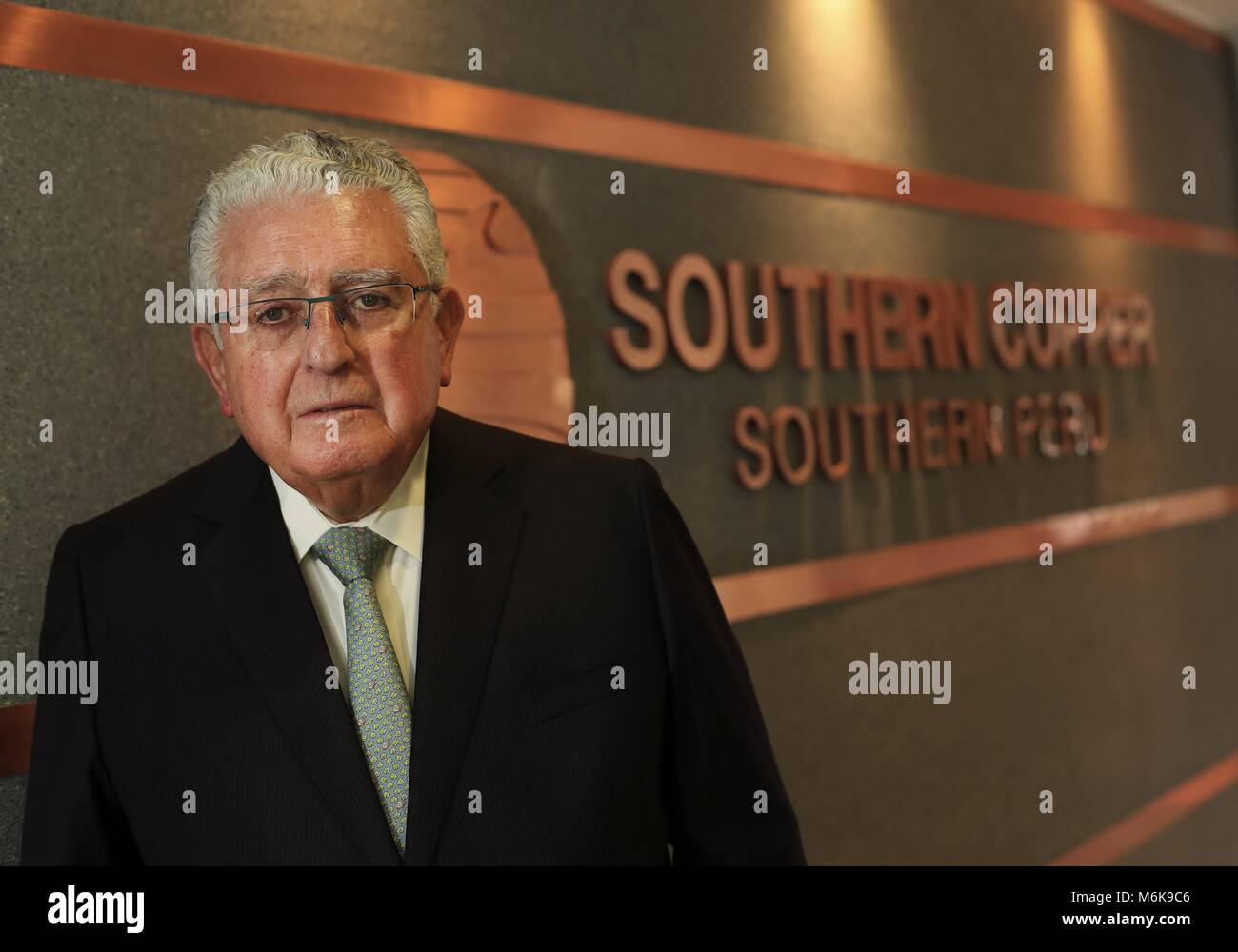 Entrevista Oscar Gonzales Rocha, CEO de Southern Copper FOTO : ROLLY ...
