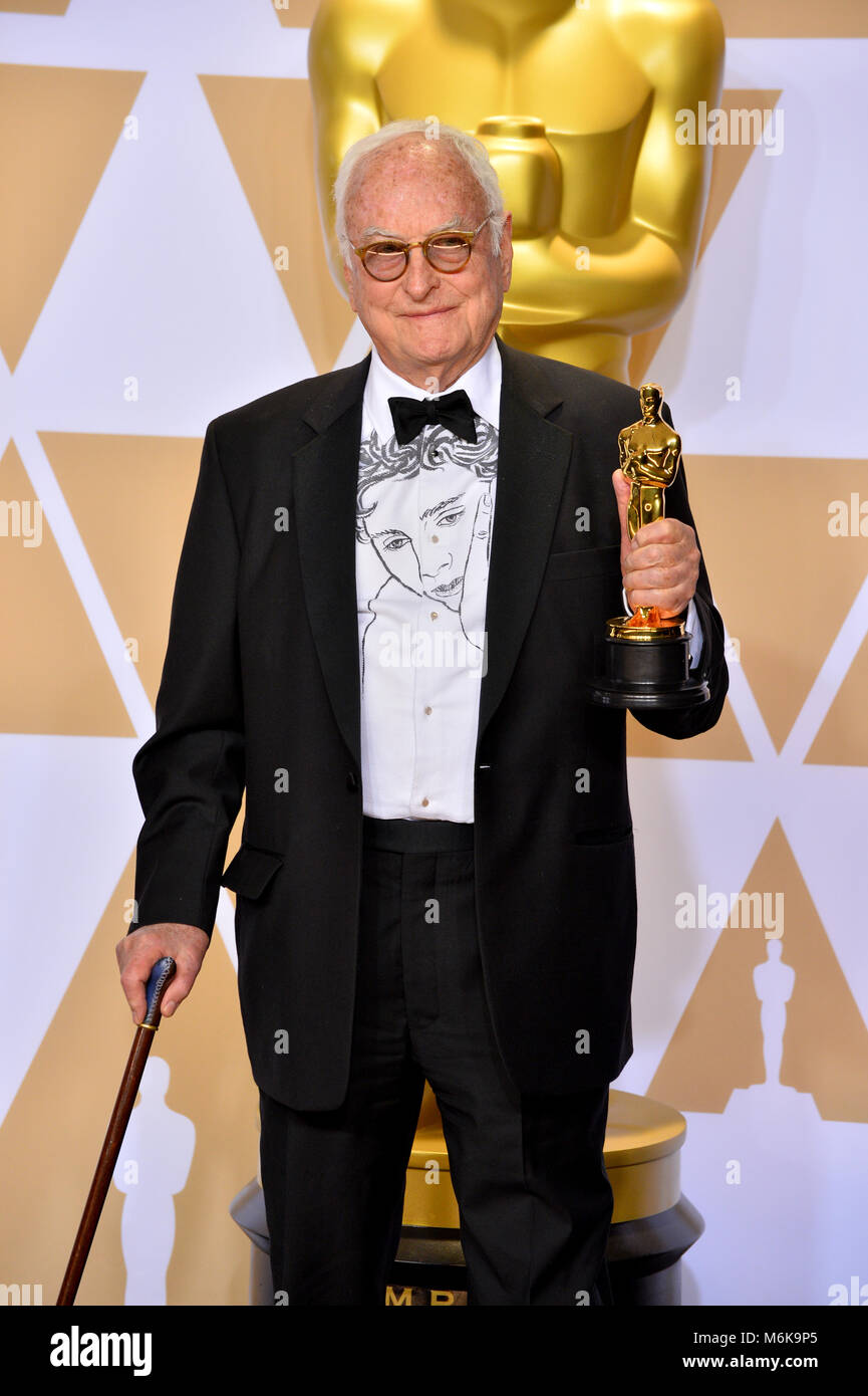 Los Angeles, California, USA. 4th March, 2018. James Ivory at the 90th ...