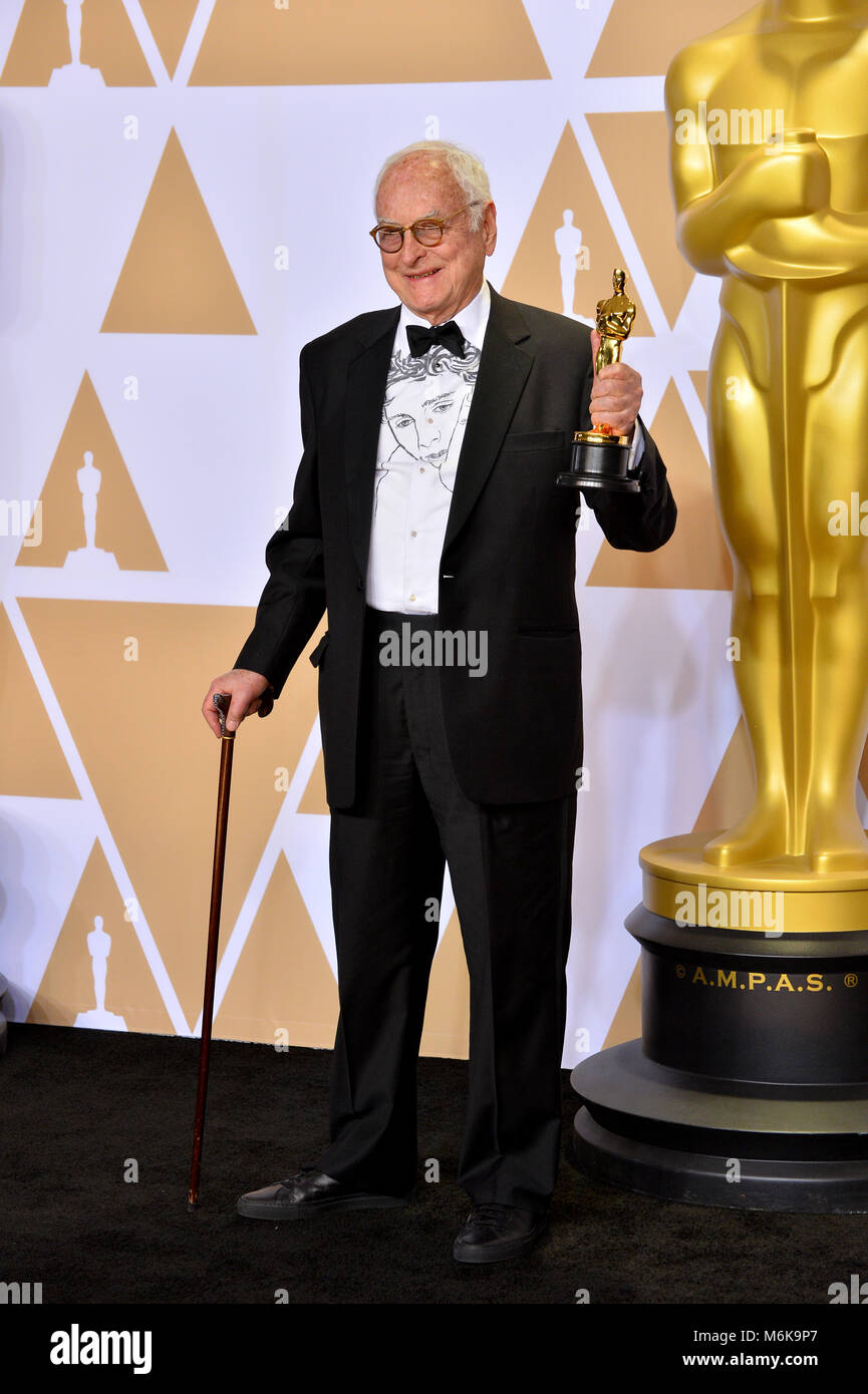 Los Angeles, California, USA. 4th March, 2018. James Ivory at the 90th ...