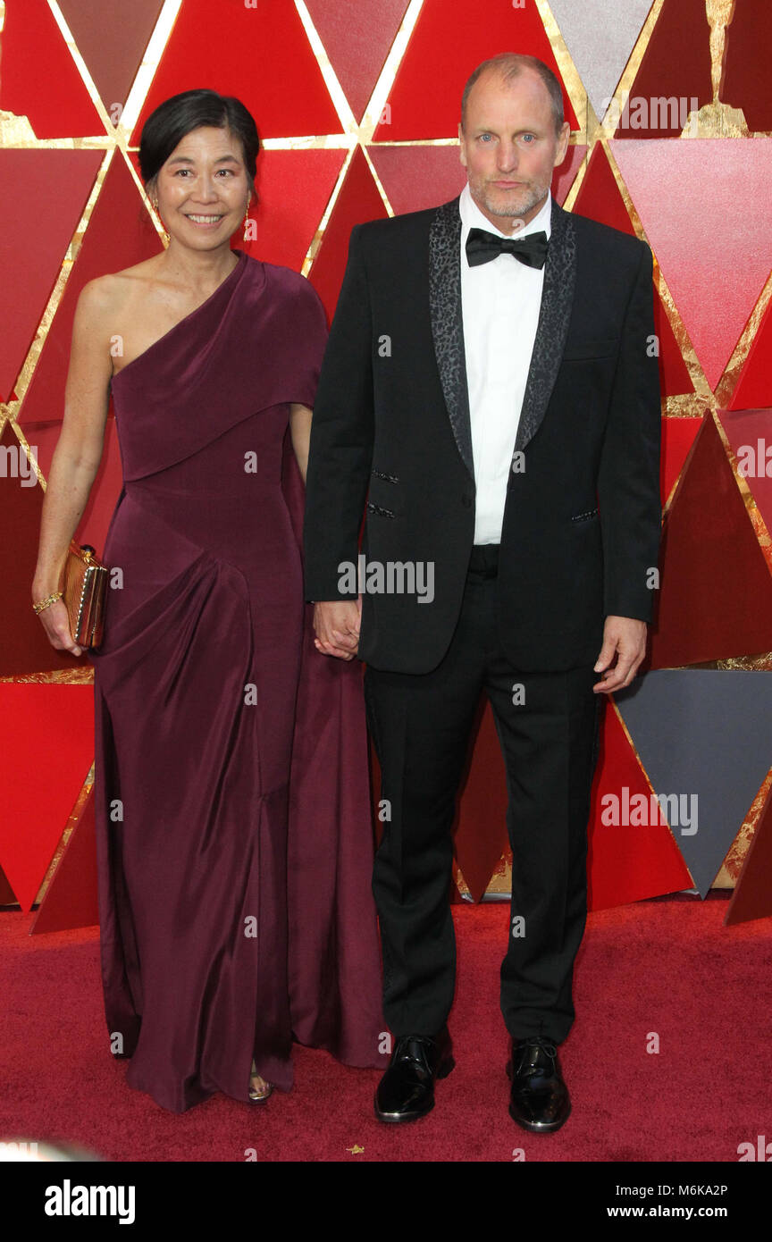 Hollywood, CA, USA. 4th Mar, 2018. Laura Louie, Woody Harrelson. 90th ...