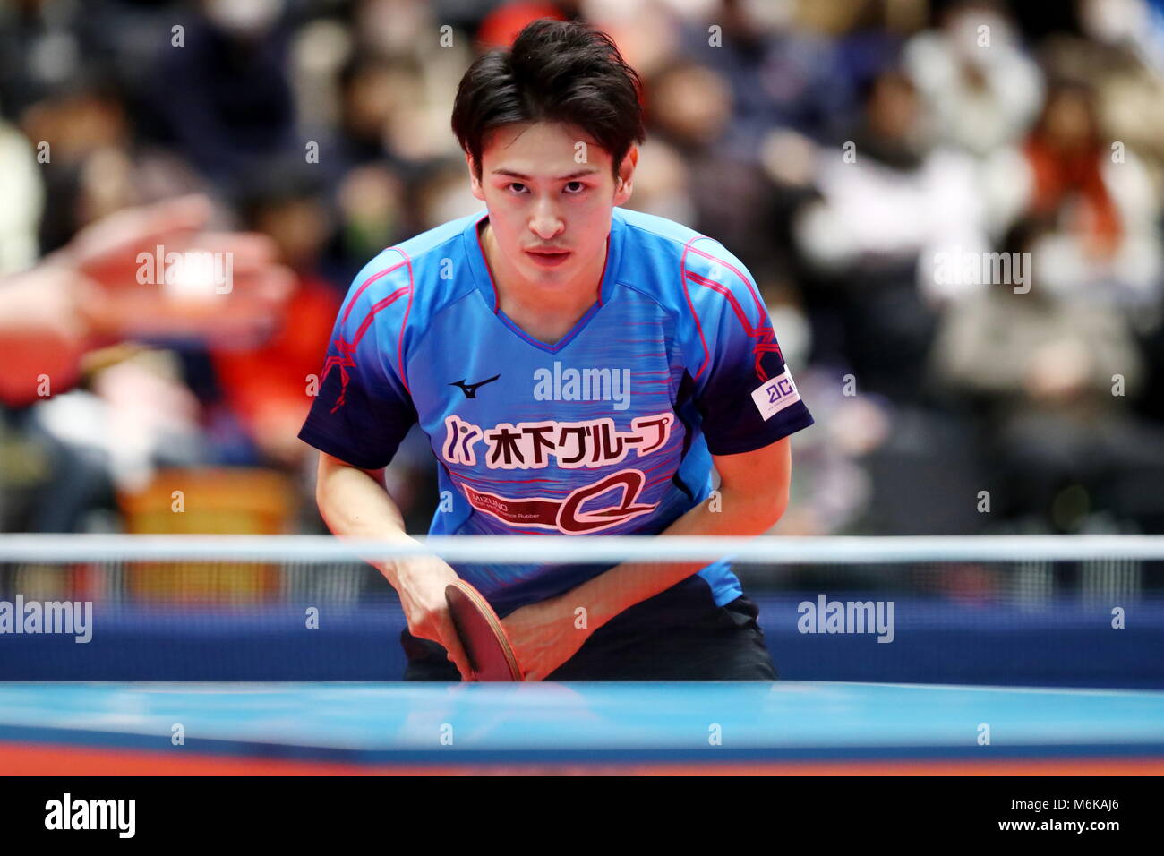 Komazawa indoor ball sports field, Tokyo, Japan. 3rd Mar, 2018. Yuya Oshima, MARCH 3, 2018 ...