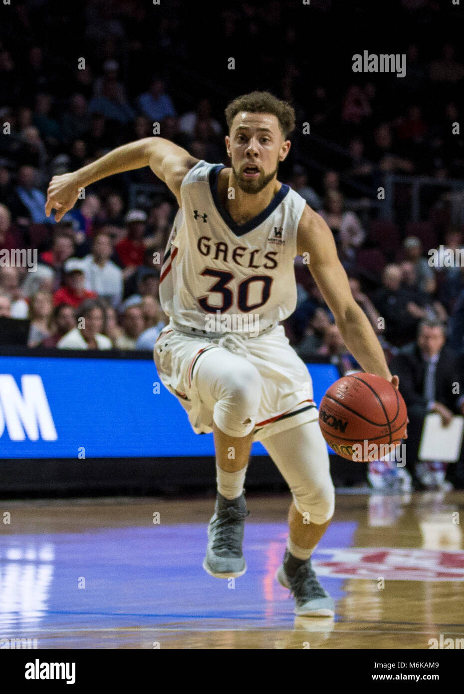 Las Vegas, NV, USA. 03rd Mar, 2018. A.St. Mary's guard Jordan Ford (30 ...