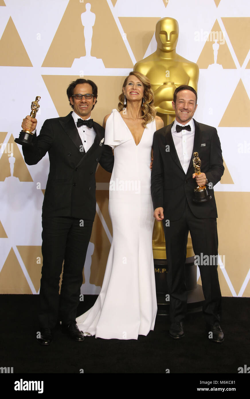Hollywood, Ca. 4th Mar, 2018. Dan Cogan, Laura Dern, Bryan Fogel, in ...