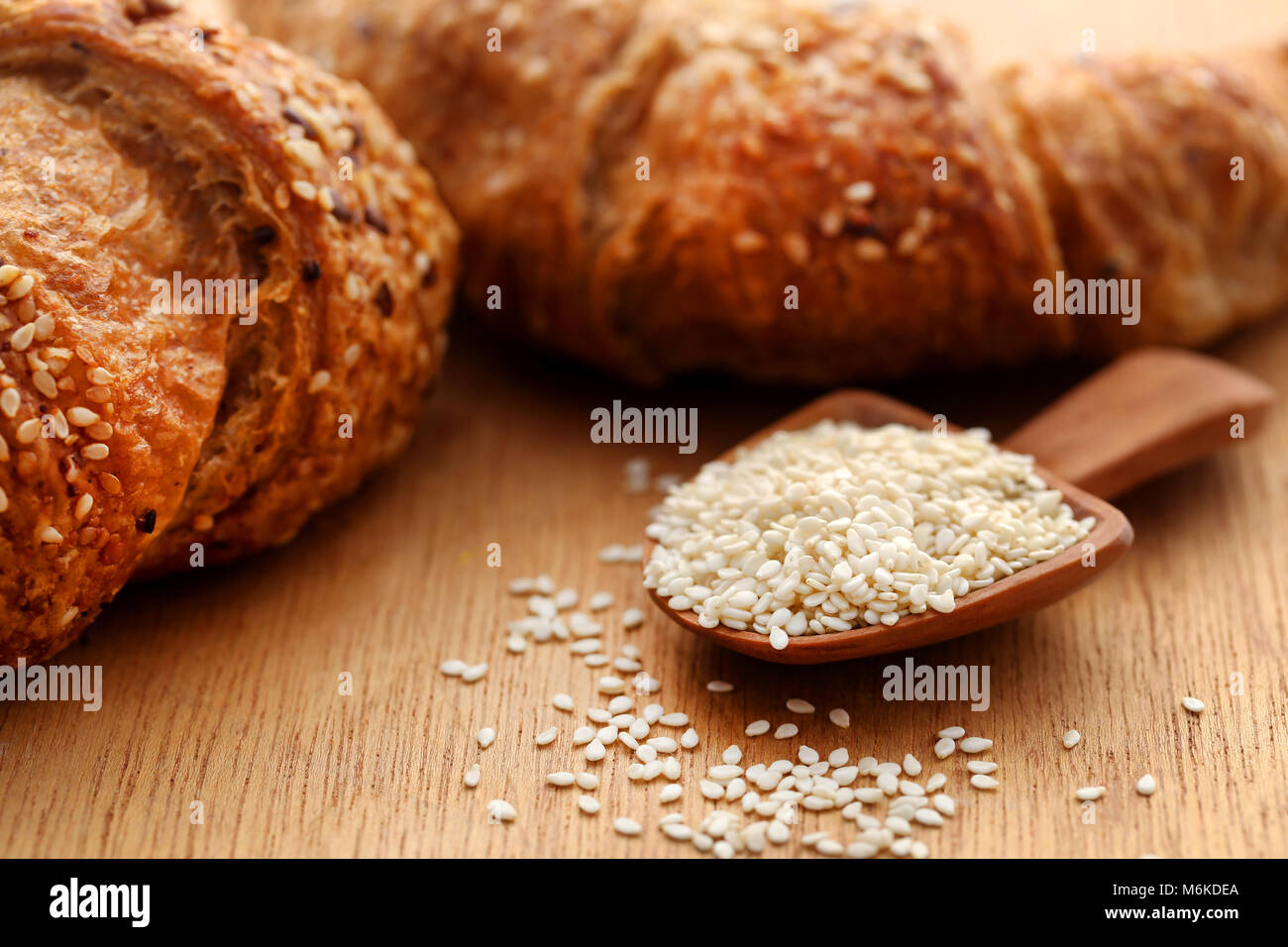 Sesame croissant hi-res stock photography and images - Alamy