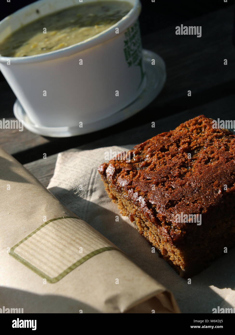 Swanpool beach cafe food Stock Photo - Alamy
