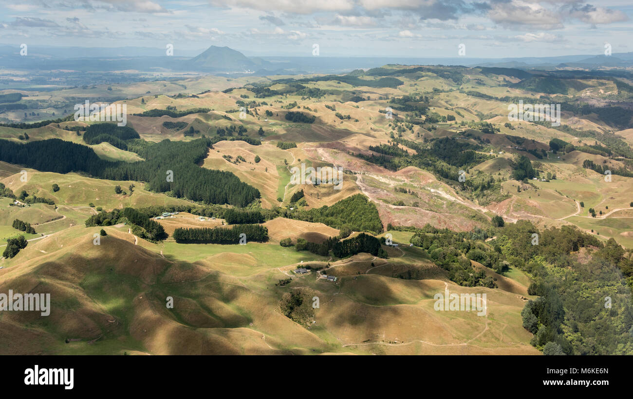 Aerial View, Rotorua Region, New Zealand Stock Photo - Alamy
