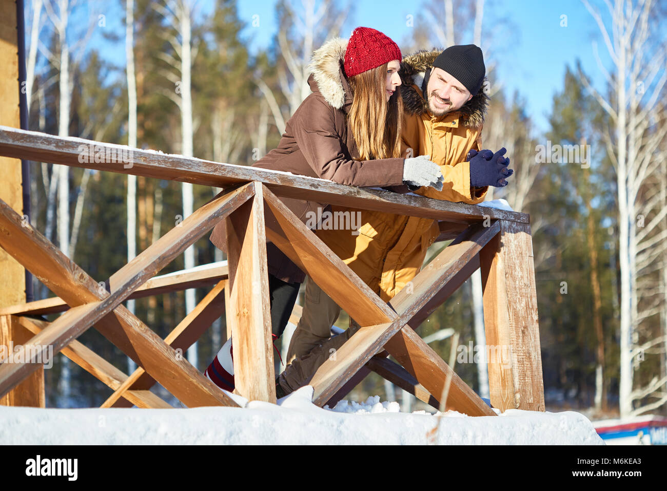 Winter weekend together Stock Photo - Alamy