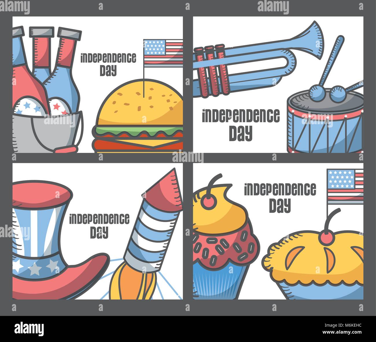 National popcorn day vector Stock Vector Images - Alamy