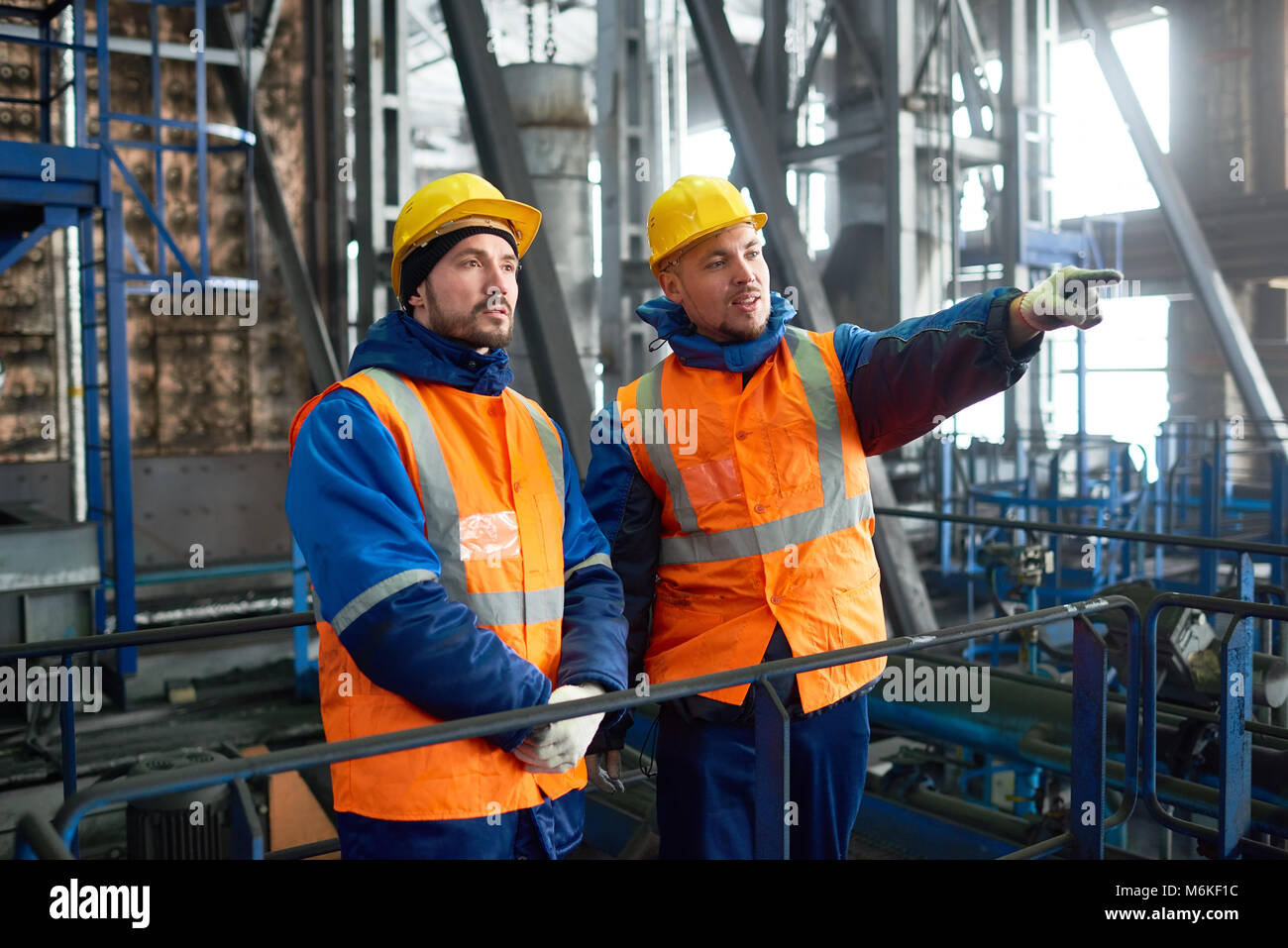 Making Inspection at Production Department Stock Photo - Alamy