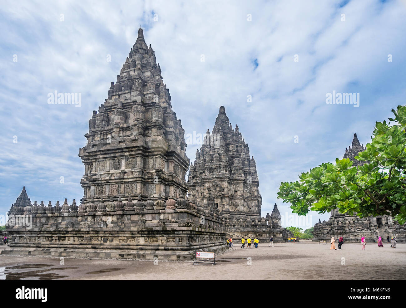 Indonesia, Central Java, mid-9th century Prambanan Hindu Temple complex ...
