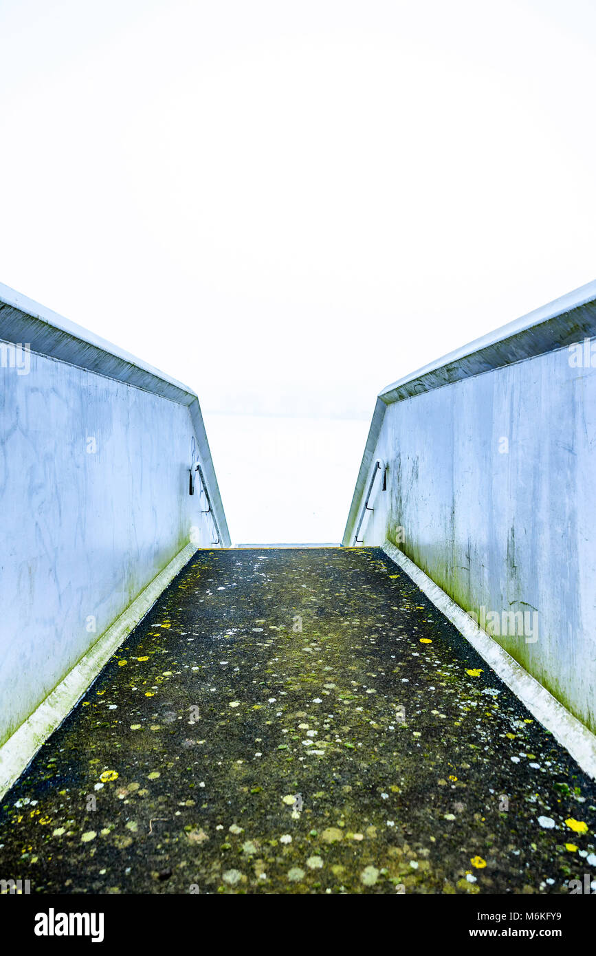 Public walkway bridge over railway hi-res stock photography and images ...