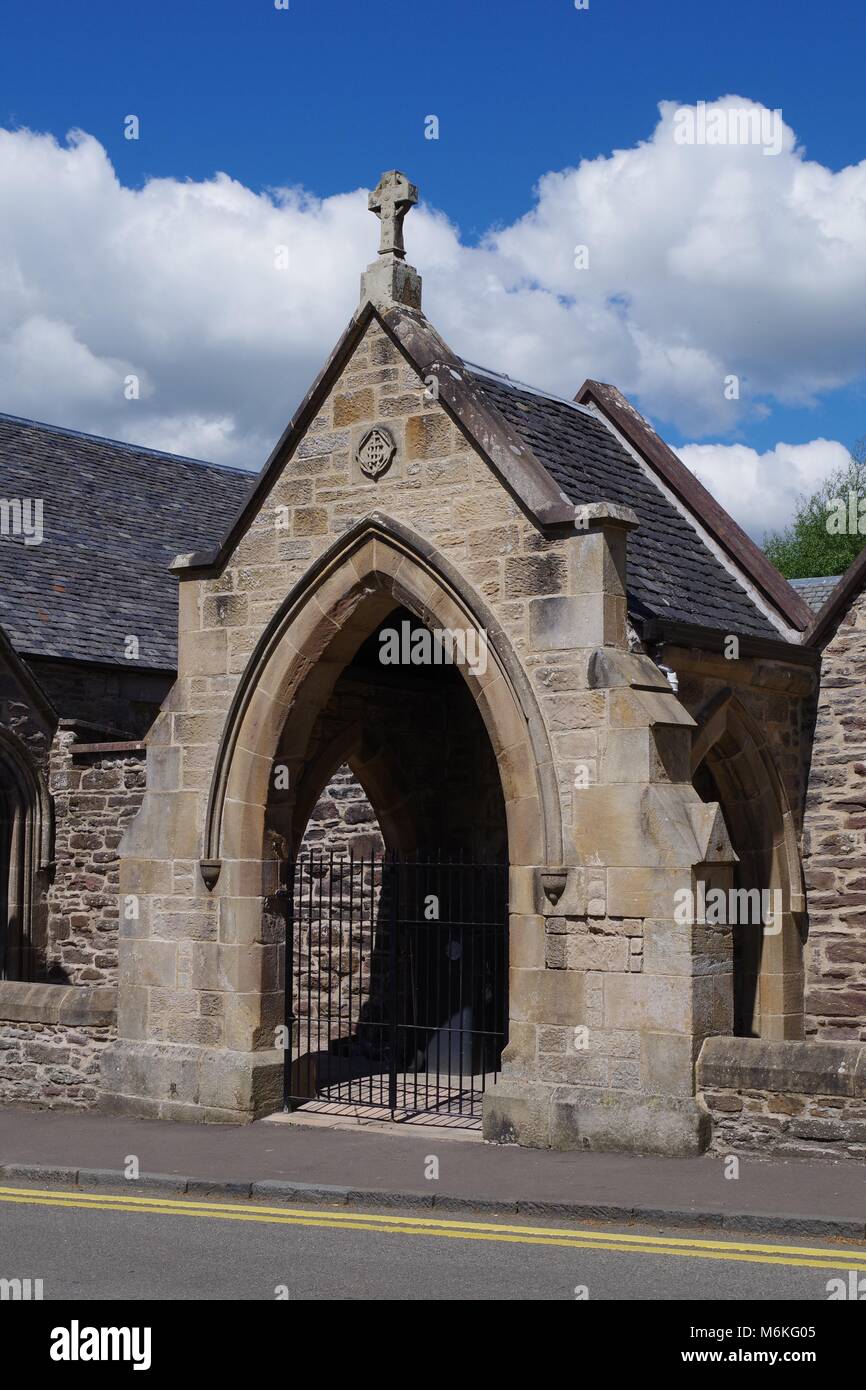 Old Sandstone Building by Dunblane Cathedral, Central Scotland, UK ...