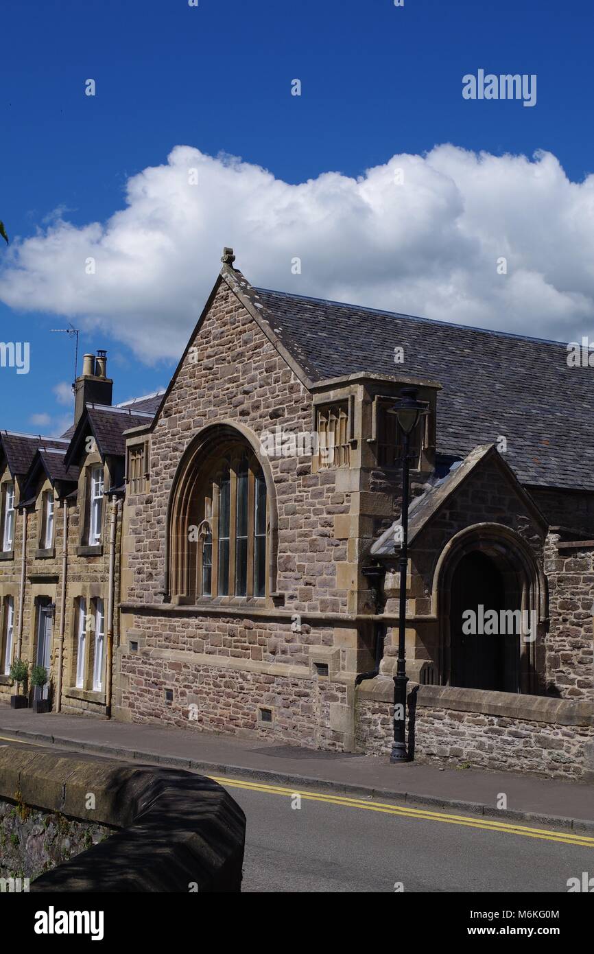 Old Sandstone Building by Dunblane Cathedral, Central Scotland, UK ...