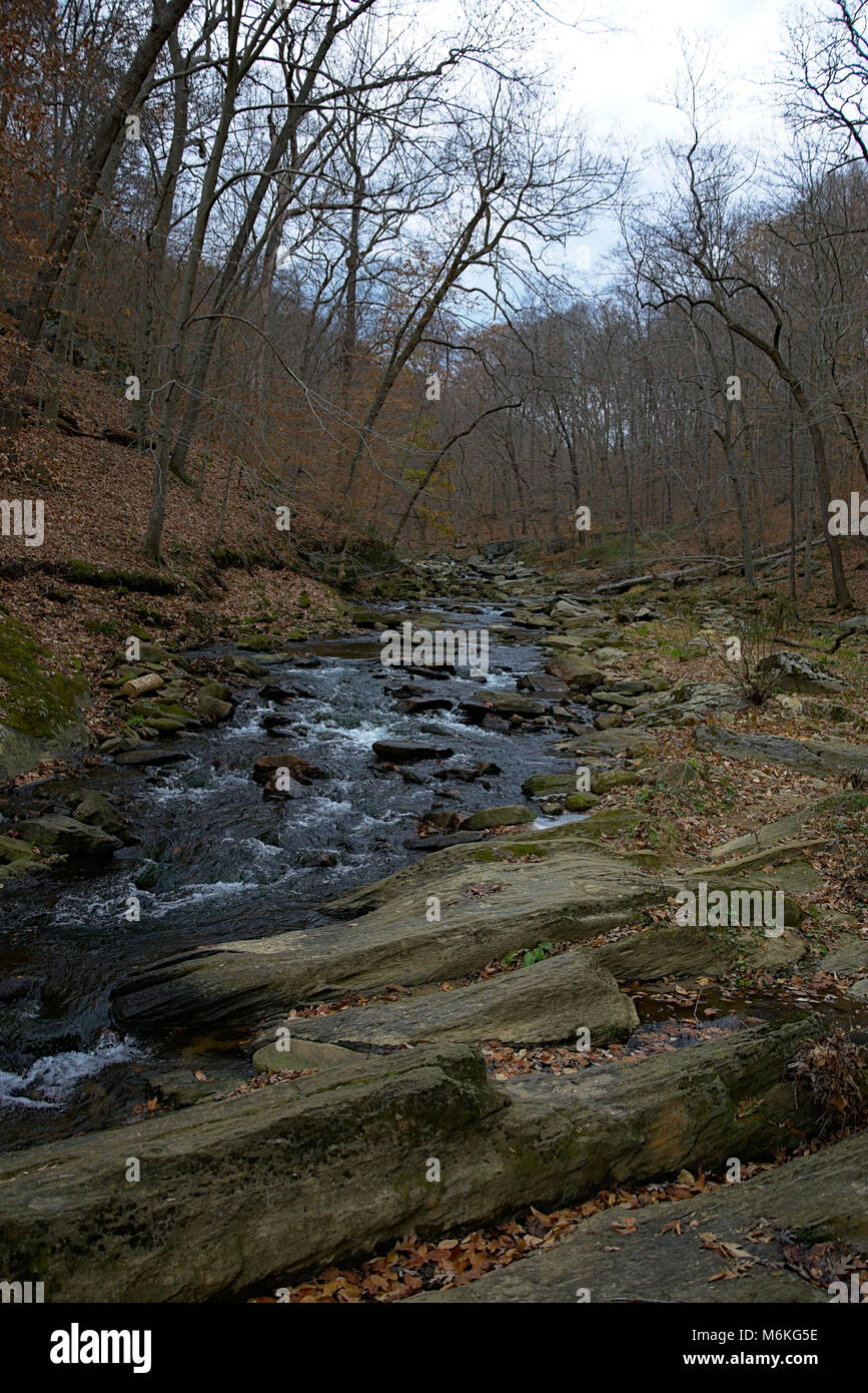 Rocky stream with small water falls Stock Photo - Alamy