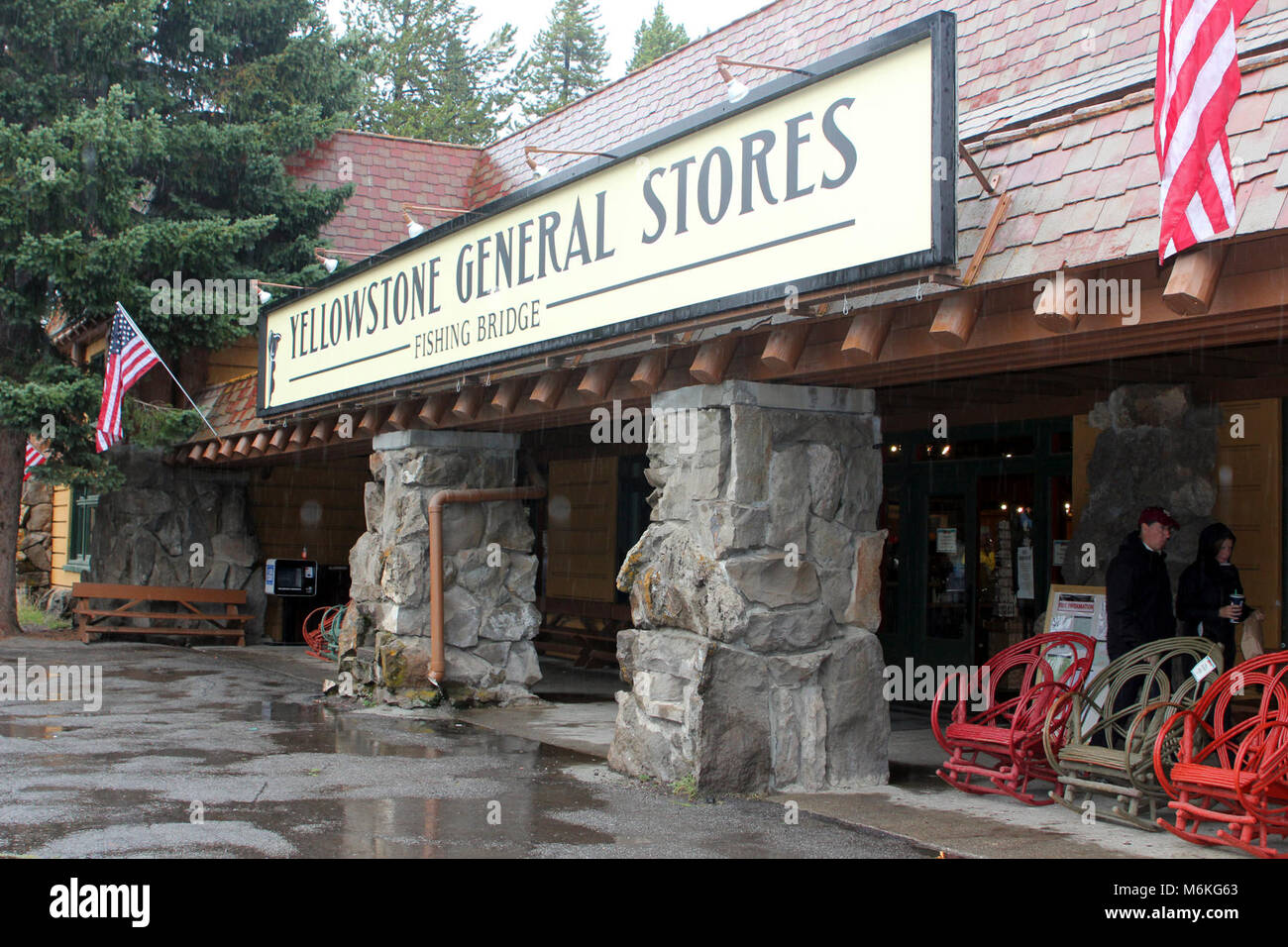 Yellowstone general store hi-res stock photography and images - Alamy
